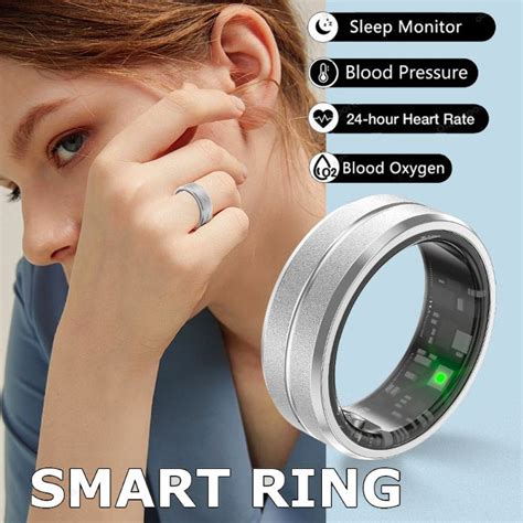 Smart Ring For Men And Women Heart Rate Spo2 Sleep Tracking Multi