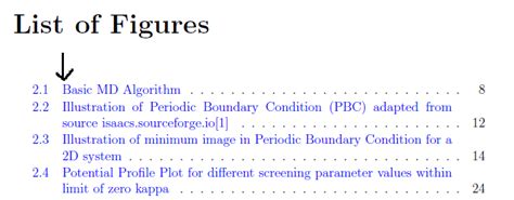 table of contents add hanging indents in list of figure entries in