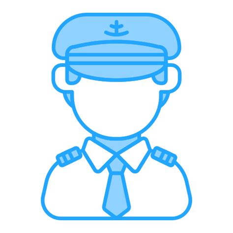 Captain Free Professions And Jobs Icons