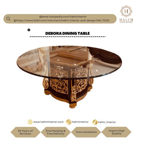 Classic Dining Table Set Halim Interior And Design