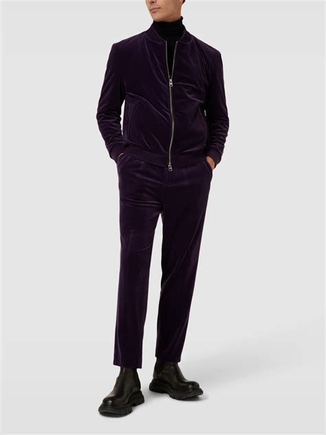 Hugo Bomberjack Met Paspelzakken Model Ukashi In Helder Paars Online