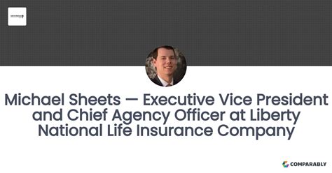 Michael Sheets — Executive Vice President And Chief Agency Officer At