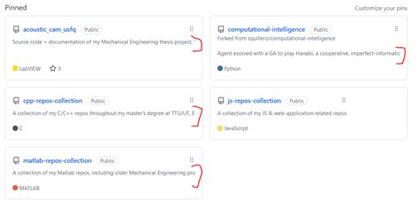 Pinned Repositories Description Truncated · Community · Discussion 11957 · Github