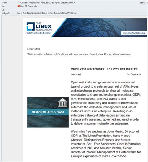 Engagement Hub Subscription Emails On24
