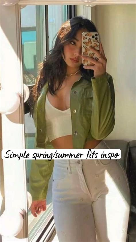 Simple Spring Summer Fits Inspo☀️ Spring Outfits Casual Summer