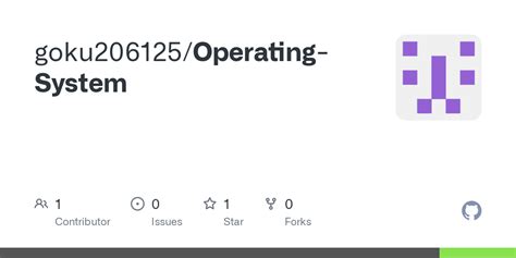 GitHub Goku Operating System