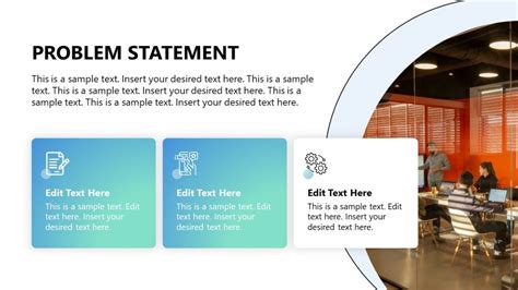 Problem Statement Slide With Infographics Slidemodel