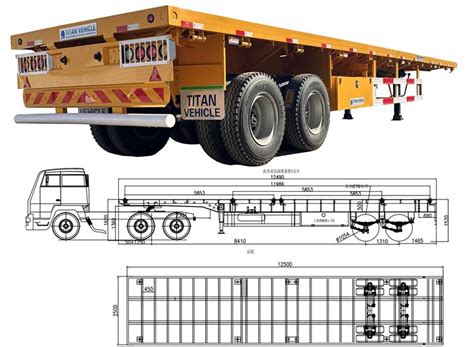 Semi Truck Flatbed Dimensions