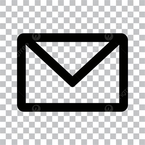 A Vector Of An Email Icon With A Seethrough Background Vector Mobile