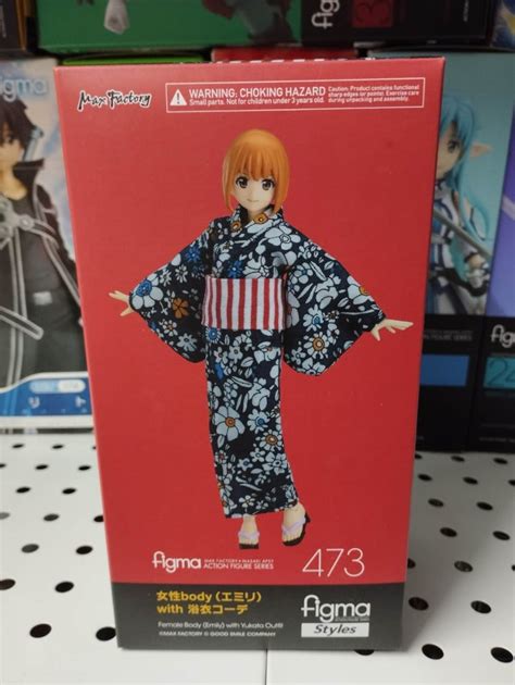 [pre Owned] Figma 473 Female Body Emily With Yukata Outfit Hobbies And Toys Toys And Games On