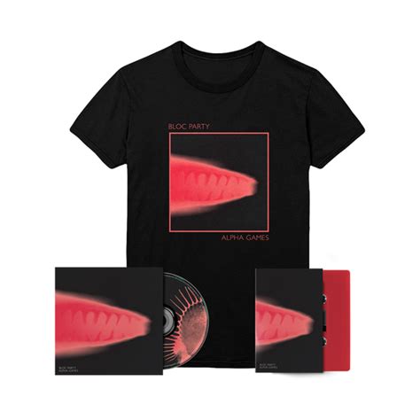 Bloc Party Alpha Games Cd Cassette And T Shirt Bundle Sound Au