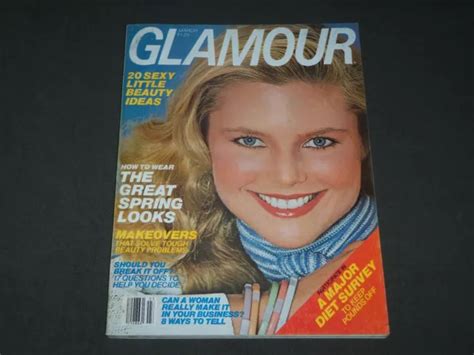 1978 MARCH GLAMOUR Magazine - Christie Brinkley Front Cover - O 9547 £38.12 - PicClick UK