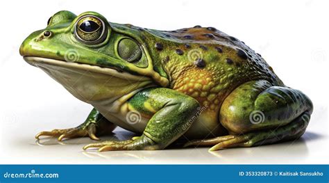 Detailed Bullfrog Coloring Page Design Royalty Free Stock Image