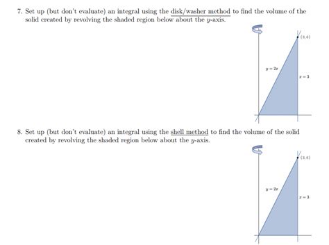 solved 7 set up but don t evaluate an integral using the