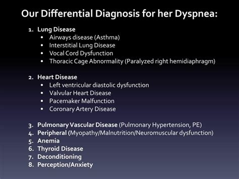 Ppt Workup Of Dyspnea Pulmonary Powerpoint Presentation Free