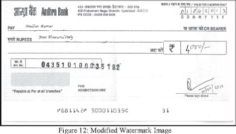 Figure 3 From Detecting Tampered Cheque Images In Cheque Truncation System Using Difference