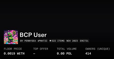 Bcp User Collection Opensea