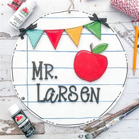 Teacher T 3d Name Sign Classroom Decor Teacher Graduation Etsy Artofit