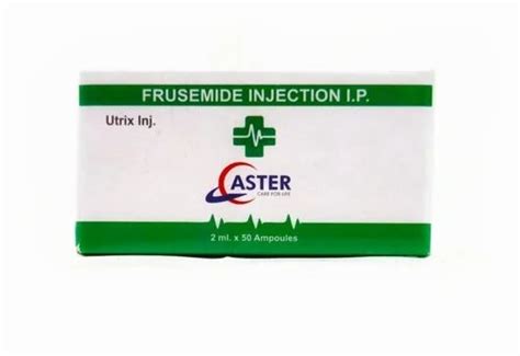 2ml Frusemide Injection At ₹ 75box Pharmaceutical Injection In