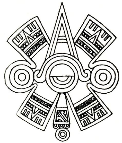 Aztec God Of War Symbol