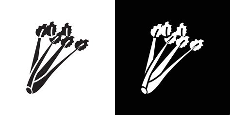 Celery Icon Flat Thin Line Illustration 50190184 Vector Art At Vecteezy