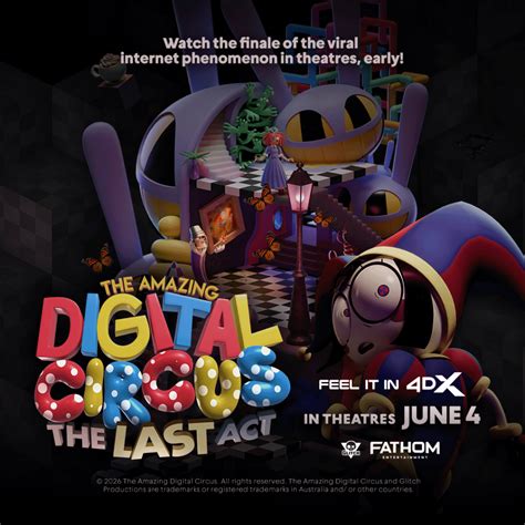 The Amazing Digital Circus The Last Act To Get 4dx Screenings In