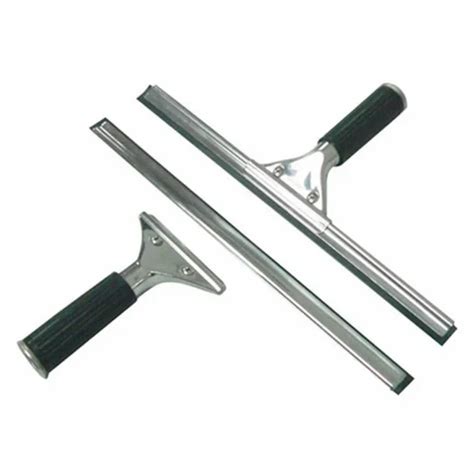 Ss And Rubber Stainless Steel Glass Squeeze For Cleaning Size 35 Cm