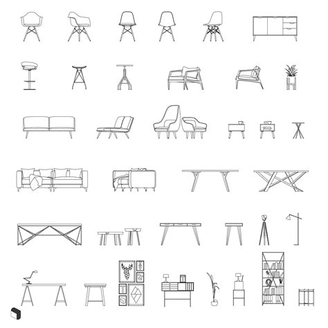Outdoor Seating Furniture Detailing 2d Concept Model Dwg File Artofit