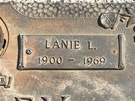 Lanie Lee Hatley 1900 1969 Homenaje De Find A Grave