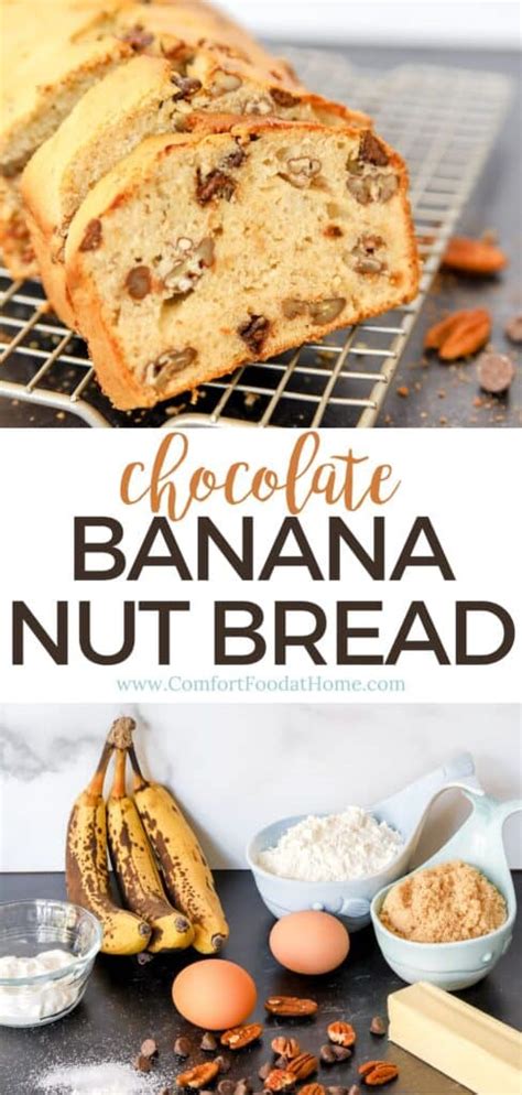 Chocolate Chip Banana Nut Bread Comfort Food At Home