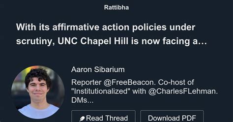 With Its Affirmative Action Policies Under Scrutiny Unc Chapel Hill Is
