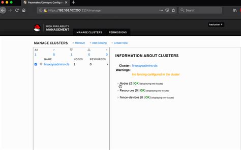 Pacemaker Web Ui How To Manage Pacemaker Linux Cluster From Gui