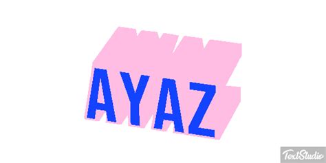 Ayaz Name Animated  Logo Designs