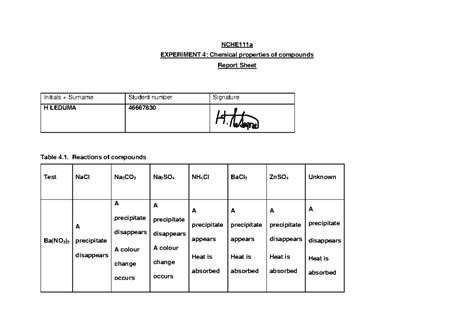 Nche 111 Expiriment 4 Last One Signed Nche11 1 A Experiment 4