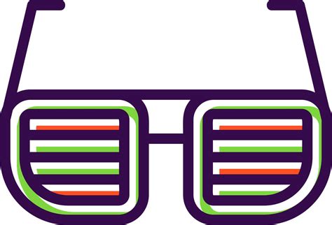 Fun Glasses Vector Icon Design 16380070 Vector Art At Vecteezy