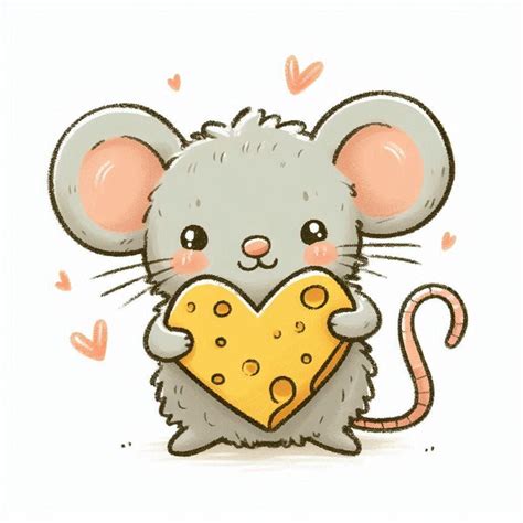 Best 12 Kawaii Mouse Png Bundle Etsy Artofit