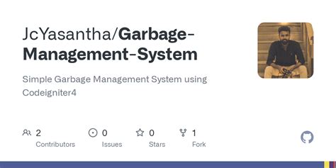 Github Jcyasantha Garbage Management System Simple Garbage Management System Using Codeigniter