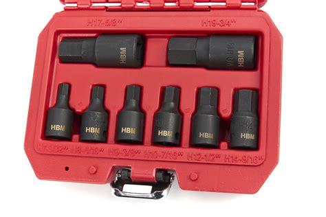 Hbm 14 Delige Kracht Inbus Doppenset Hbm Machines