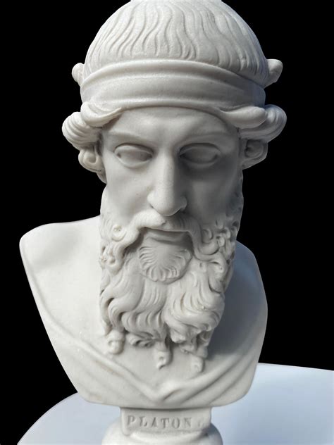 Plato Bust Sculpture 20th Century Classic Roman Style For Sale At 1stdibs