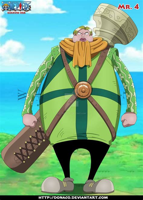 Mr 4 By Donaco One Piece Manga Enemy Anime