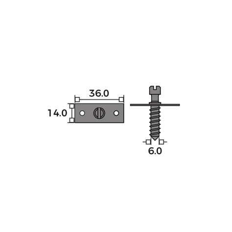 Simplex Hinge Screw Reddiseals