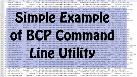 Sql Server Simple Example Of Bcp Command Line Utility Sql Authority With Pinal Dave