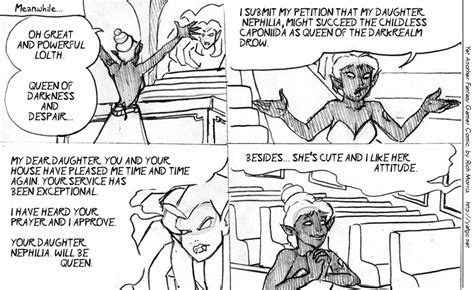 2108 A Drow Prayer Yet Another Fantasy Gamer Comic