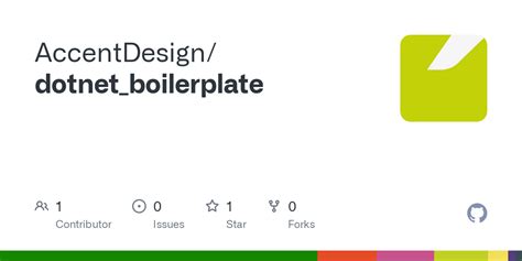 Github Accentdesigndotnetboilerplate