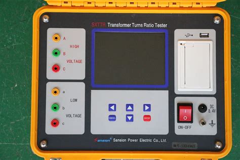 Iec Automatic Three Phase Transformer Turns Ratio Meter Ttr Megger True 3 Phase Transformer