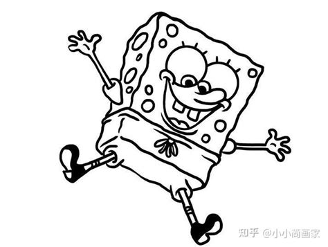 海绵宝宝怎么画？海绵宝宝简笔画步骤教程 知乎