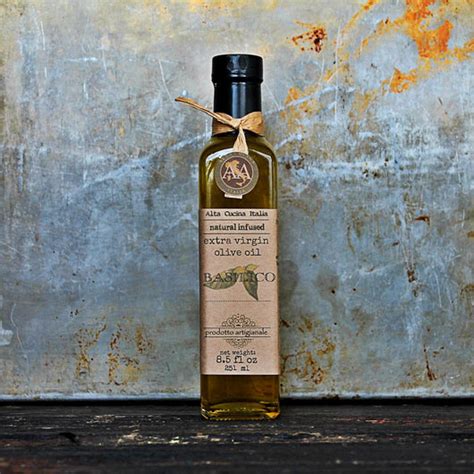 Basil Infused Extra Virgin Olive Oil