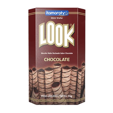 Stick Wafer Sabor Chocolate Com 55g Look