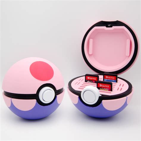Dream Ball Pokemon Poke Ball 3d Printed Switch 3ds Or Ring Holder Etsy