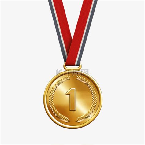 卡通手绘金牌奖牌素材图片免费下载 千库网